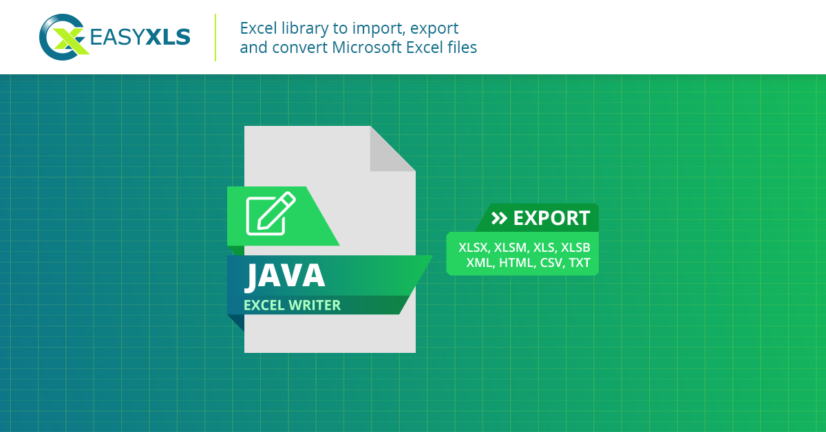 EasyXLS Java Excel Writer | ColdFusion Excel Writer | JSP Excel Writer