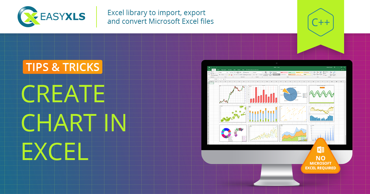 Create Excel chart in C++ | EasyXLS Guide