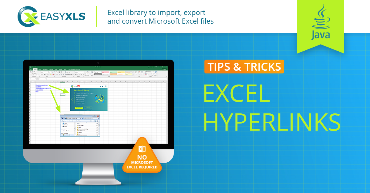 Excel Hyperlink To Cell File Sheet And Url In Java Easyxls Guide