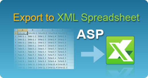 Export Data To Xml Spreadsheet File In Classic Asp Easyxls Guide