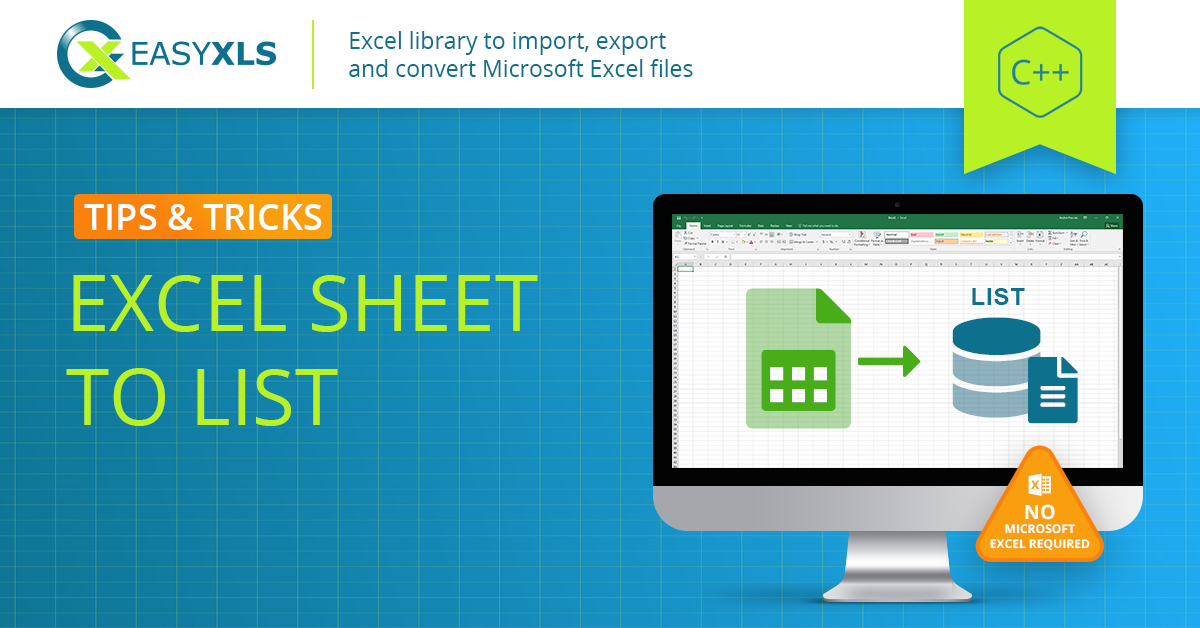 Import Excel Sheet To List In C EasyXLS Guide Import Excel Sheet To List In C EasyXLS Guide